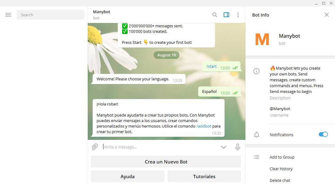 Así puedes crear tu propio bot de Telegram en un par de clics | SYSGURU
