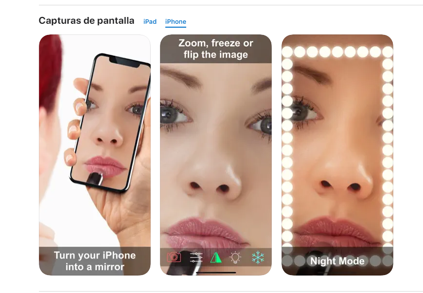 Las mejores apps para usar tu móvil como un espejo | SYSGURU