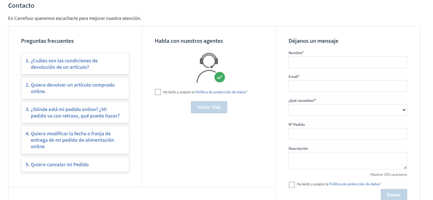 Cómo contactar con atención al cliente de Carrefour | SYSGURU