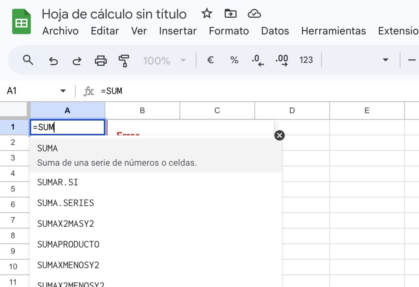 22 fórmulas imprescindibles para Google Sheets | SYSGURU