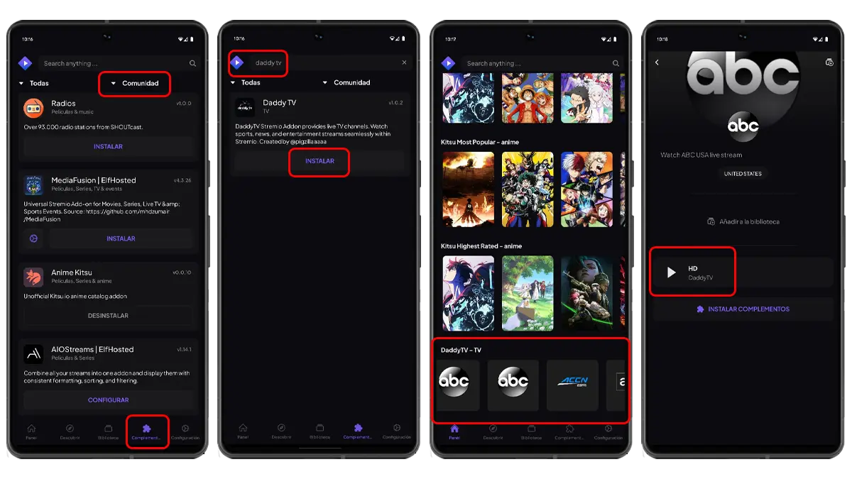 Cómo tener Daddy TV en Stremio para ver TV gratis de distintos países ...